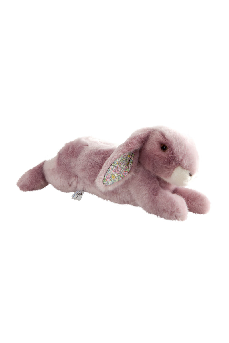 Martin the Rabbit | Parme | Mauve Liberty Print – Calisson Toys