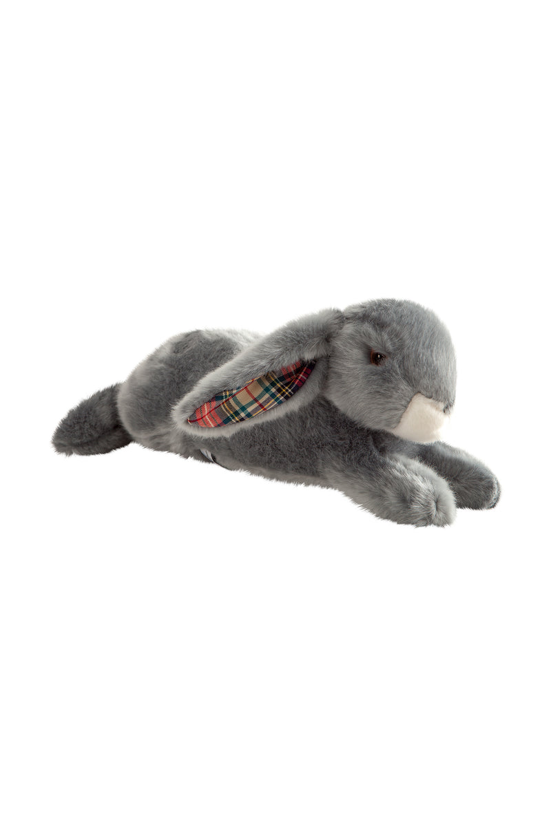 Martin the Rabbit | Blue-Grey | Scottish Print – Calisson Toys